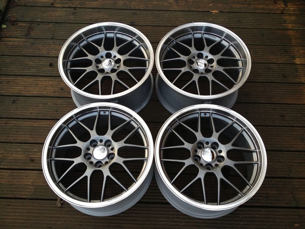 19' Staggered Stunning BBS RGR Style Wheels - **Gunmetal / Pol Perfect M3 Fitment!** | The M3cutters