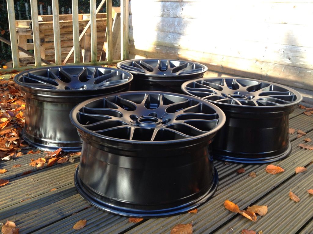 19' Staggered Rare Satin Black CSL Style Wheels - *Deep Concave!* | The ...