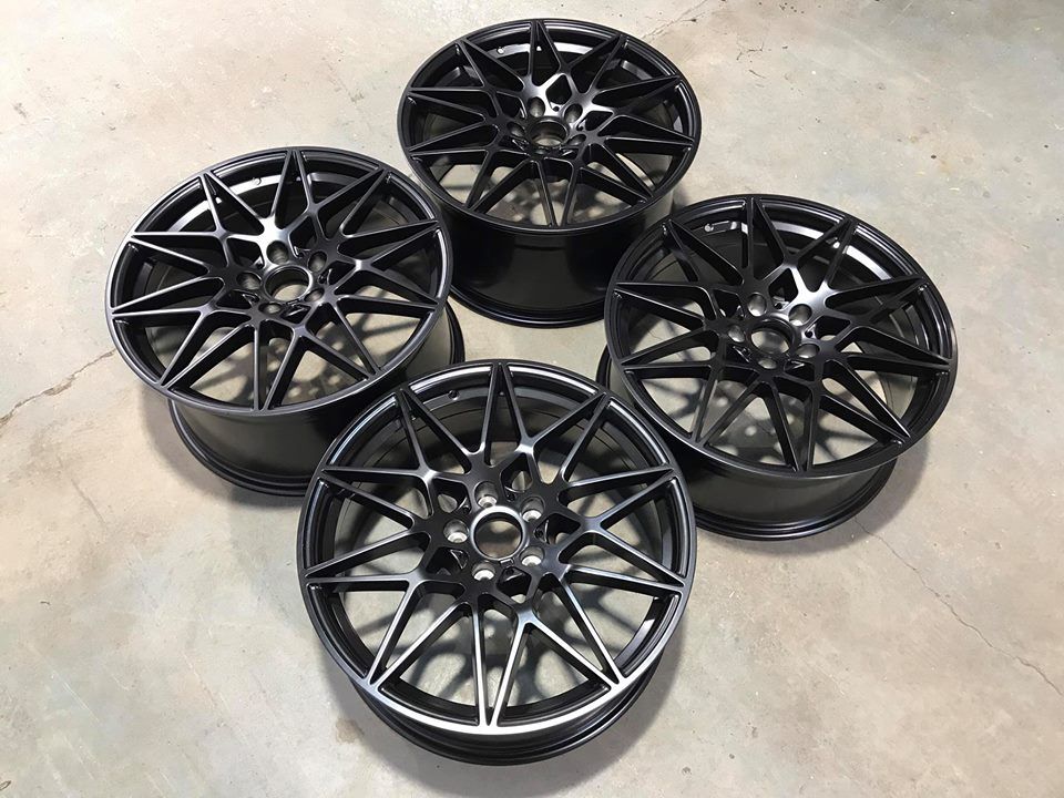 NEW 19" 666M Style Wheels - Satin Black - Direct M2/M3/M4 Fitment ...