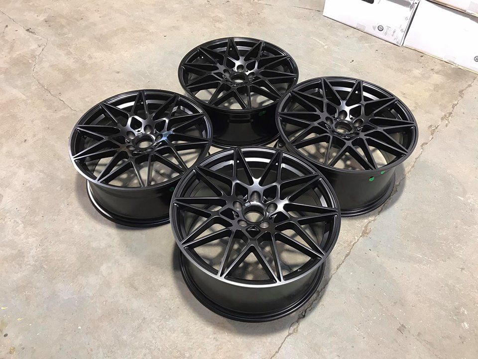 NEW 19" 666M Style Wheels - Satin Black - Direct M2/M3/M4 Fitment ...