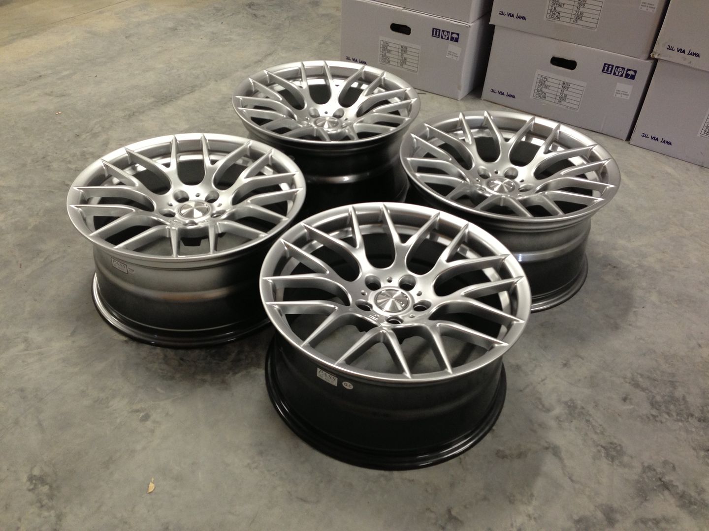 19" Genuine Avantgard M359 Wheels -Hyper Silver *MASSIVE CONCAVE ...