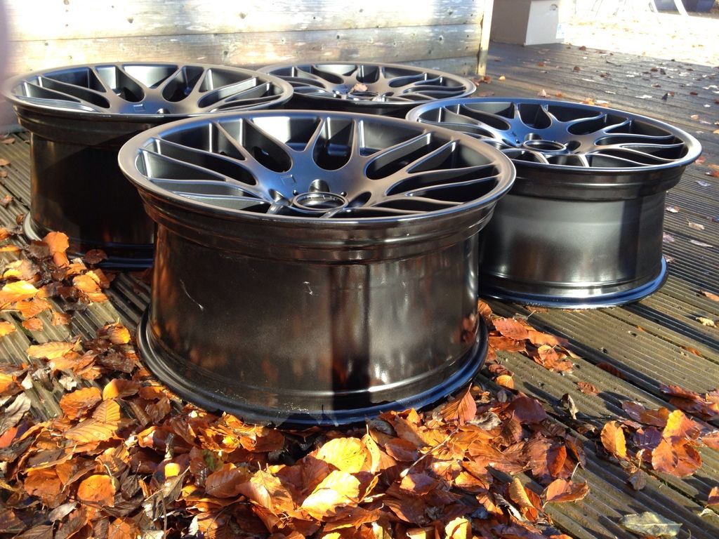 19' Staggered Rare Satin Black CSL Style Wheels - *Deep Concave!* | The ...