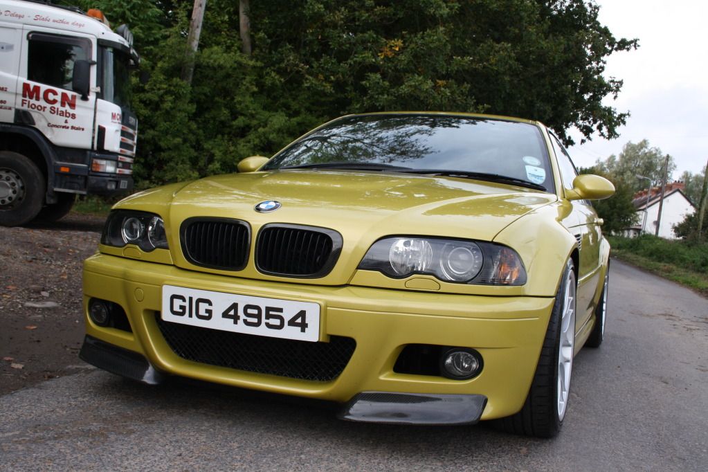 [E46] - Stunning 2002 Phoenix Yellow E46 M3 - 66k FSH *CSL's + Carbon ...