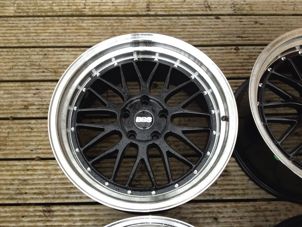 19" Staggered BBS LM Reps - Direct M3 Fitment **Gloss Black With ...