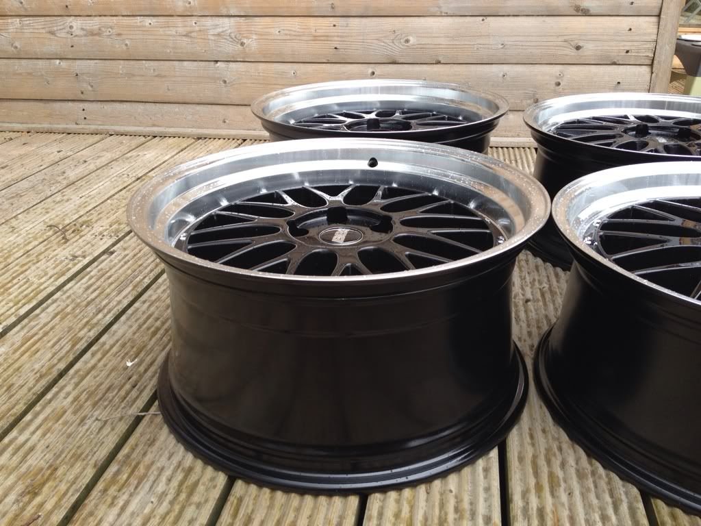 19" Staggered BBS LM Reps - Direct M3 Fitment **Gloss Black With ...