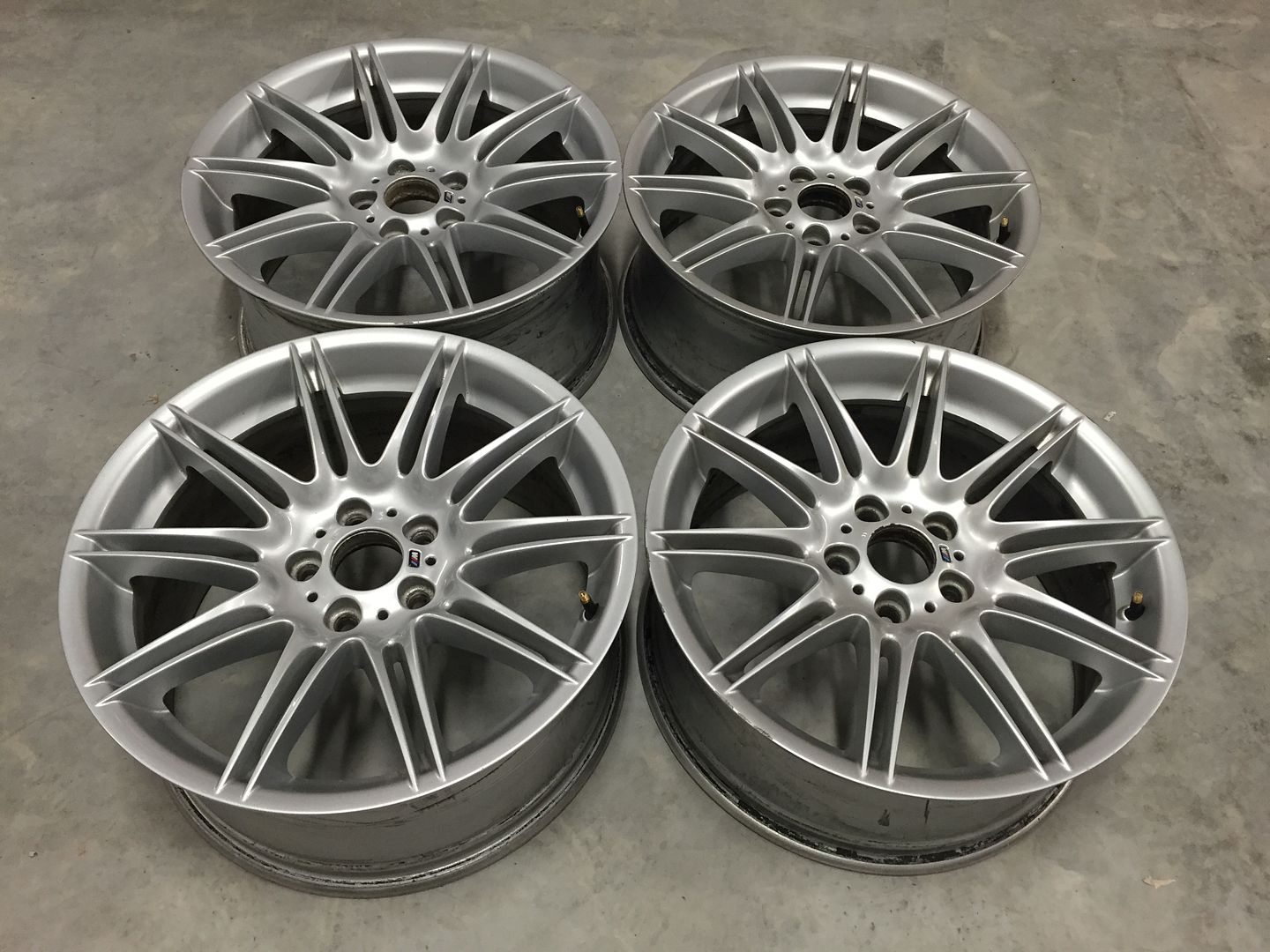 Genuine 19" Staggered MV4 225M Wheels - **£490 Delivered**