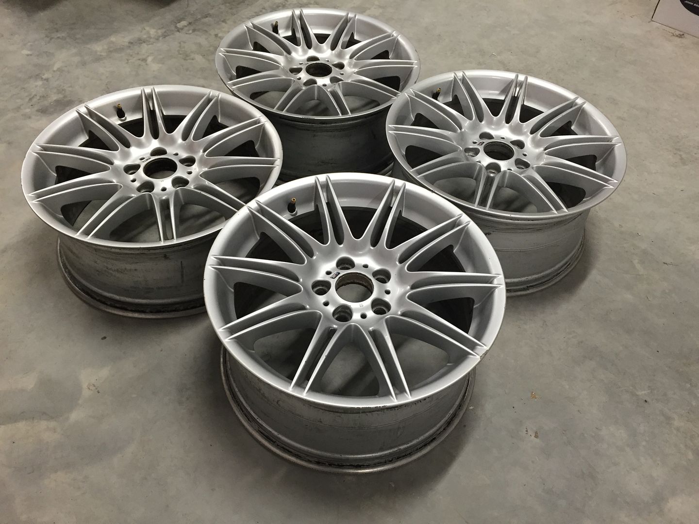 Genuine 19" Staggered MV4 225M Wheels - **£490 Delivered**