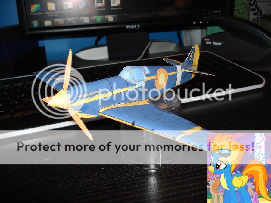 Wonderbolts Spitfire Papercraft