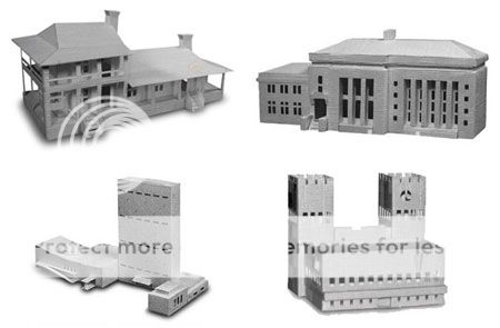 Architectural Landmarks Papercraft